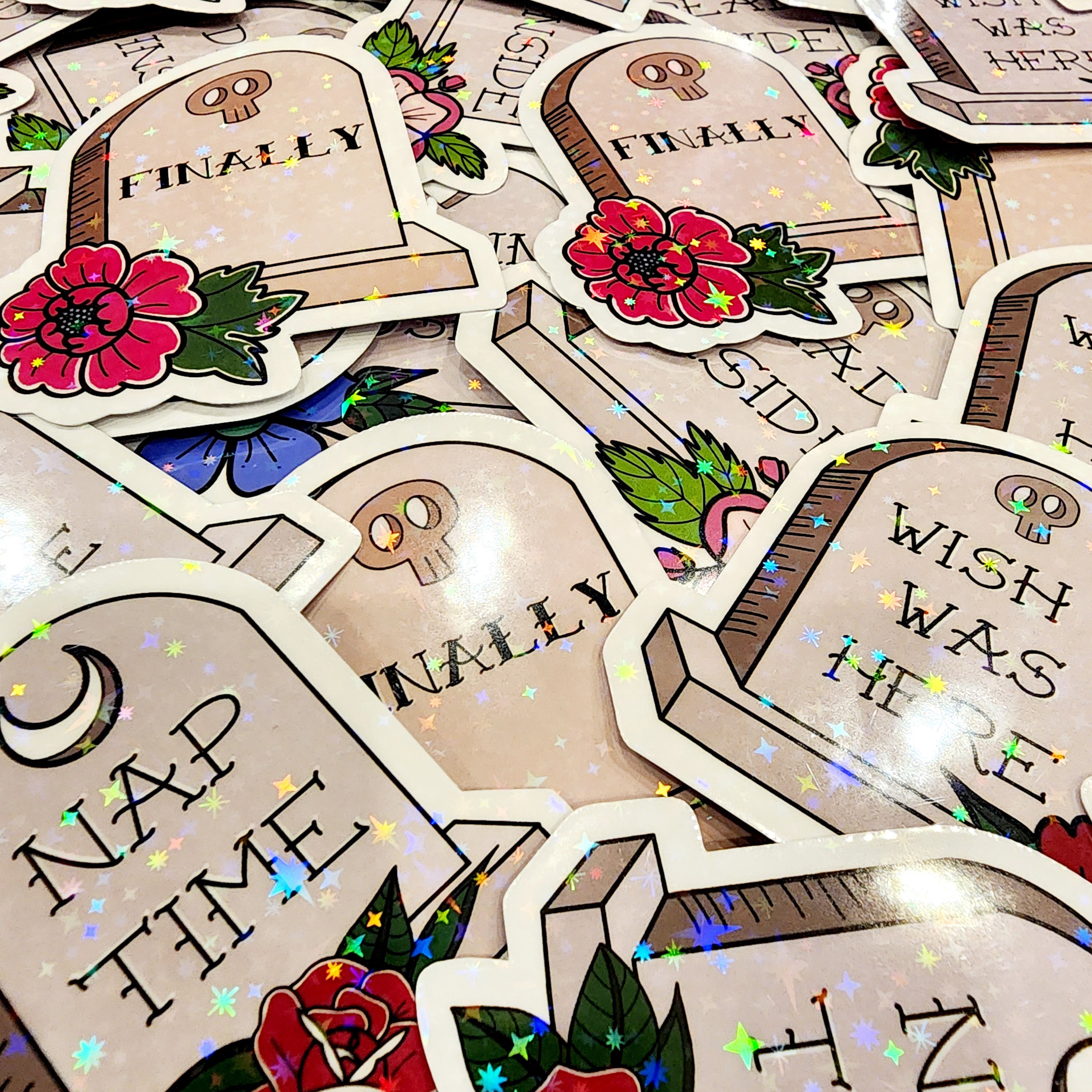 Tombstone Stickers – The Black Heart Co.